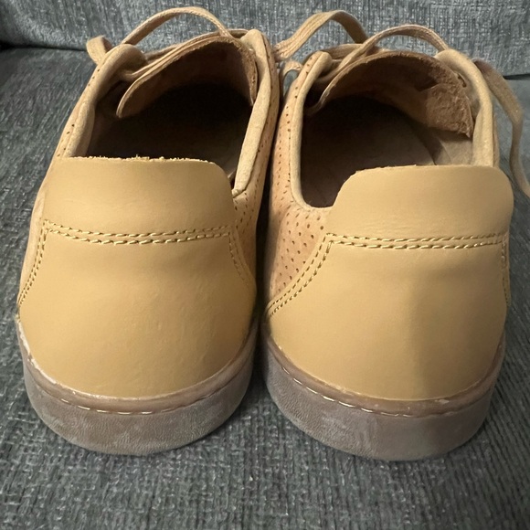 Clarks | Shoes | Tan Perforated Mens Sneakers | Poshmark